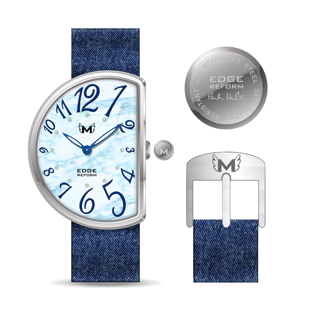 REFORM Blue Silver – Edge Watch Company